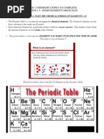 Elements 1-20 with Symbols List | PDF