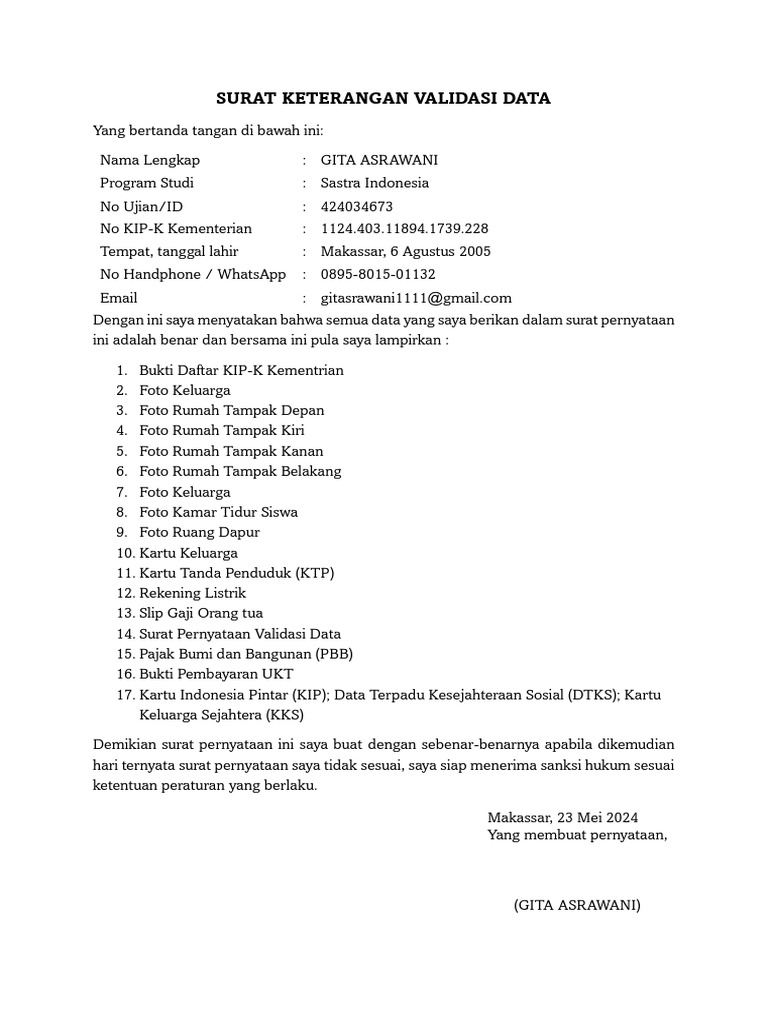 Validasi Data Pdf 4326