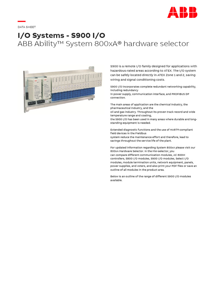 S900 Selection | PDF | Input/Output | Information And Communications ...