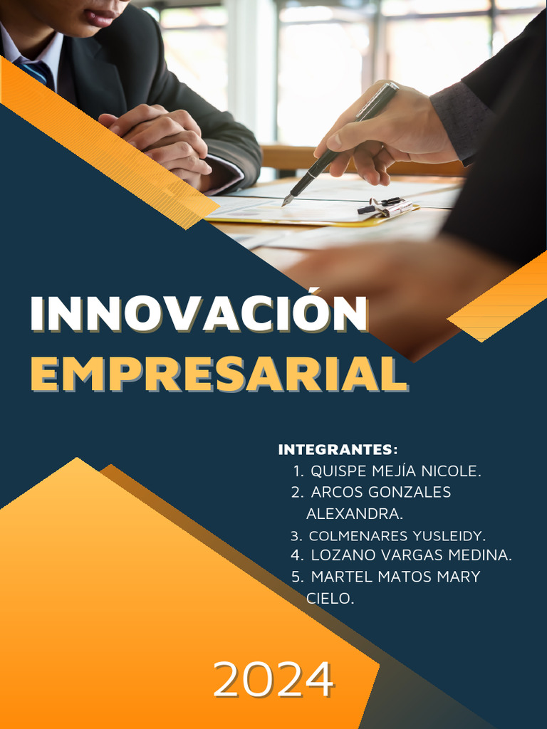 INNOVACIÓN EMPRESARIAL - TRABAJO GRUPAL. | PDF | Pequeñas y medianas empresas | Iniciativa ...