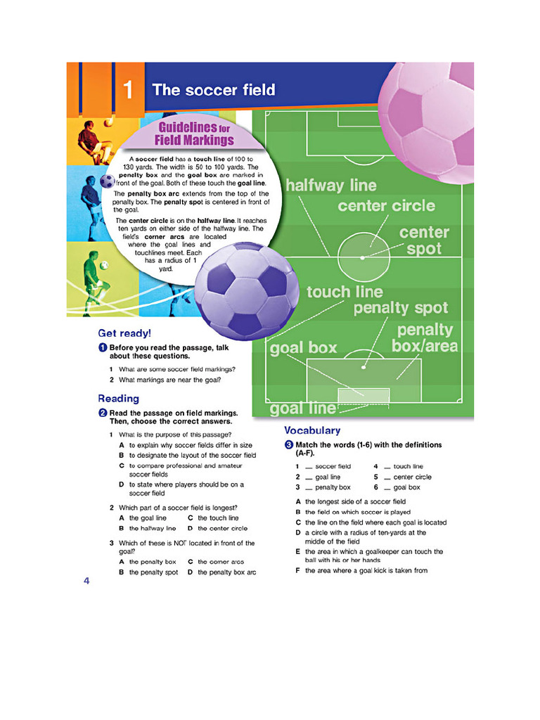 Unit 1 Soccer BK 1 | PDF