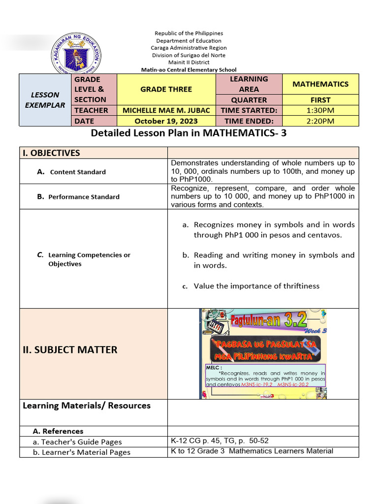3 Math | Download Free PDF | Teachers | Learning