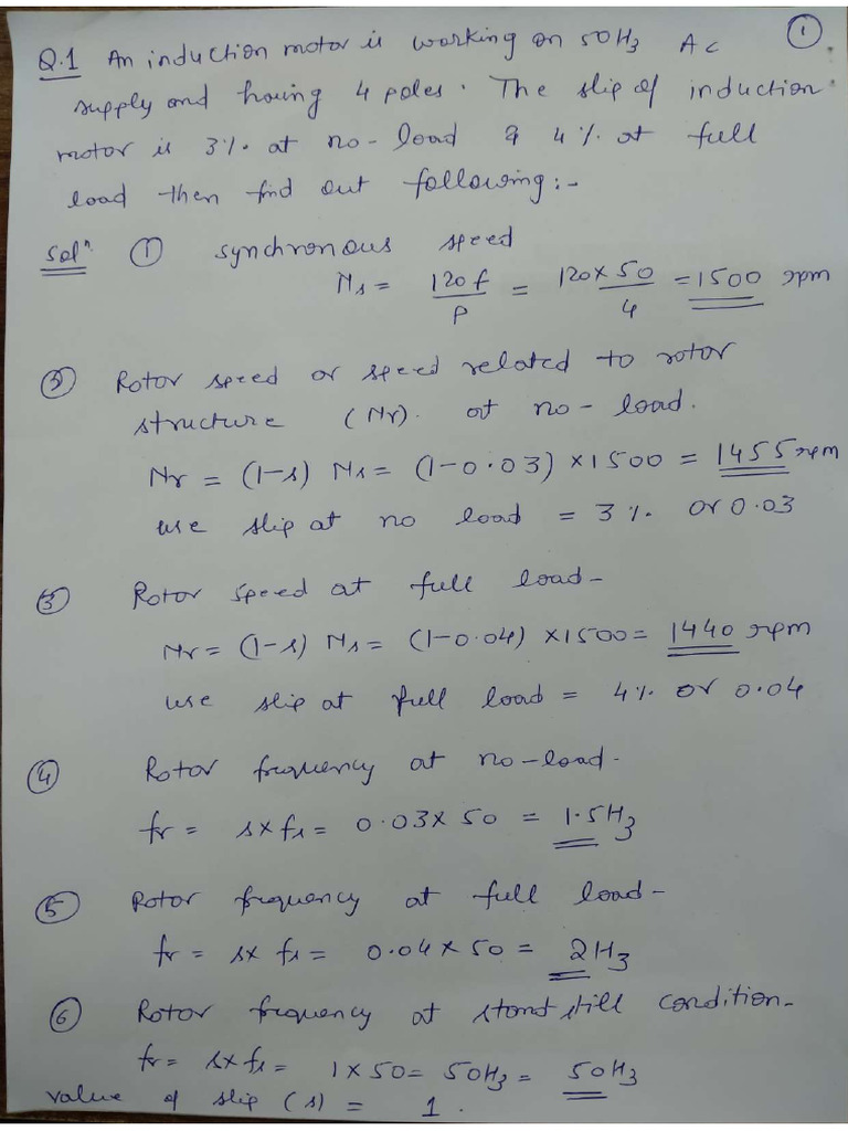 Unit - 3 Numericals | PDF