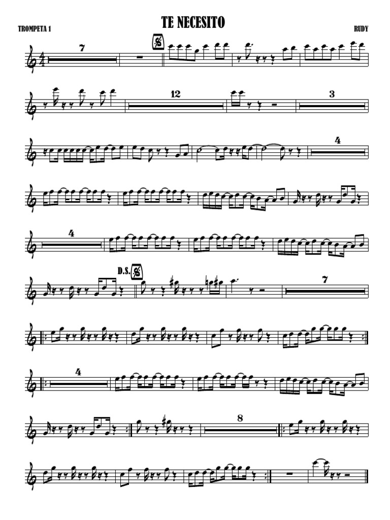 Tro 1 Te Necesito | PDF