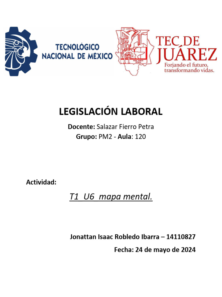 U6 - T1 - Mapa Mental - Jonattan Robledo | PDF