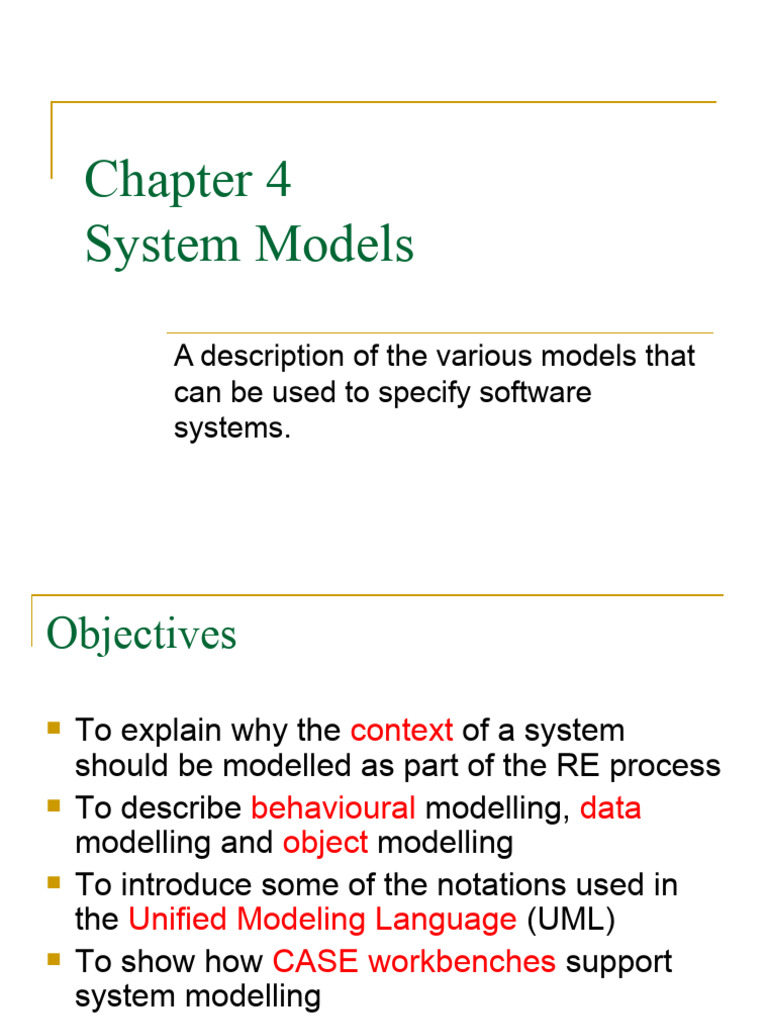 Se04 Models | PDF | Conceptual Model | System