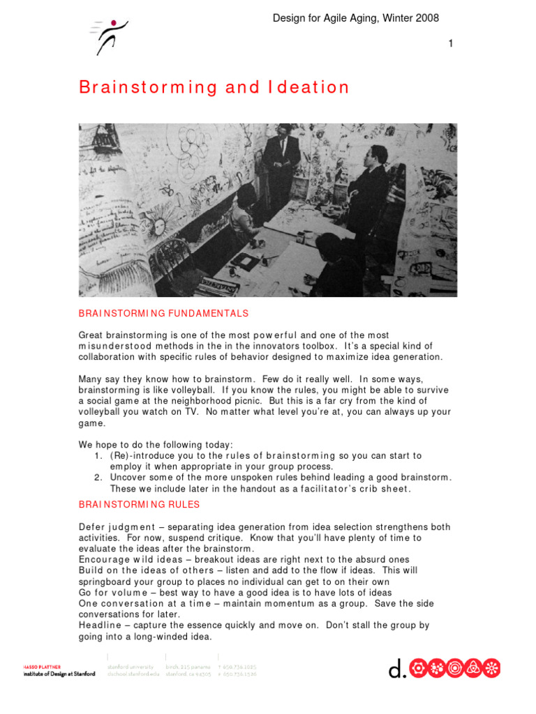 Brainstorm | PDF | Brainstorming