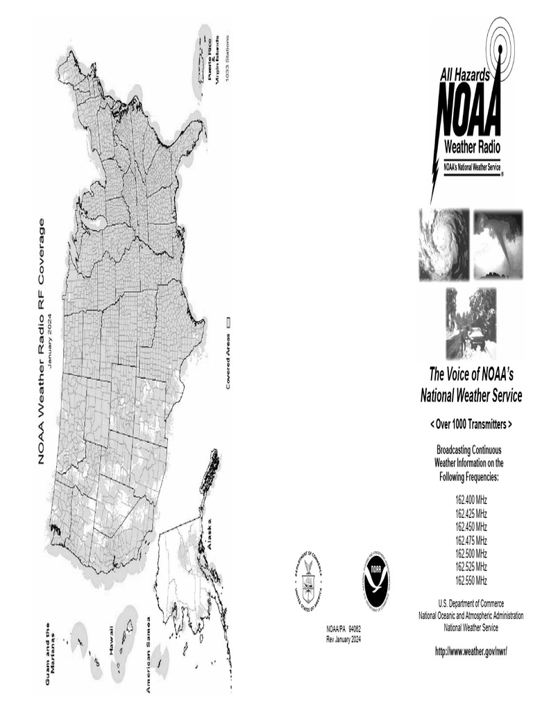 NWR Brochure Noaa Pa 94062 | PDF | National Weather Service | Electronics