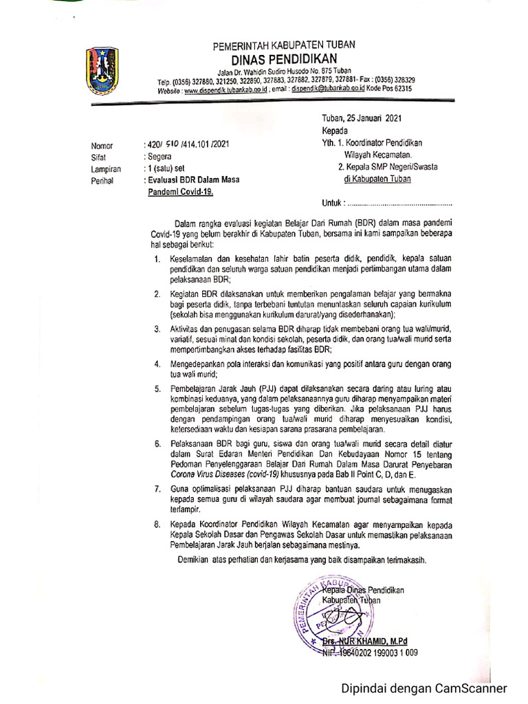 Evaluasi BDR | PDF