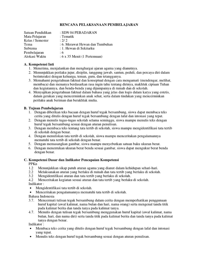 Tema 6 Sub 1 Pembelajaran 6 Pdf