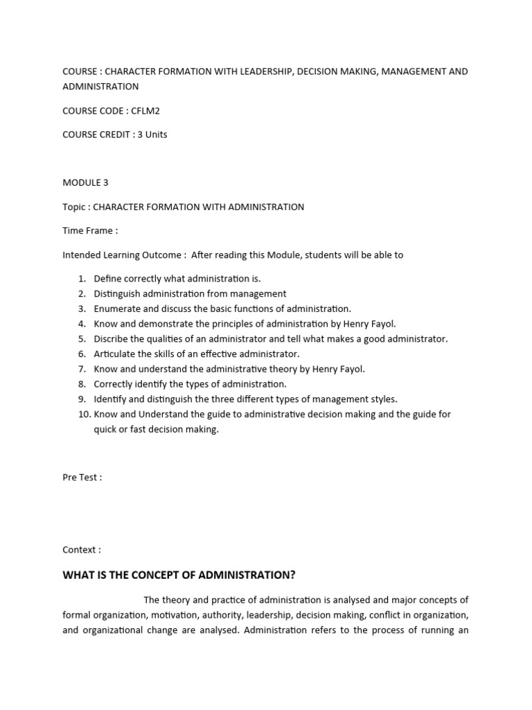 Module 4 | PDF | Decision Making | Leadership