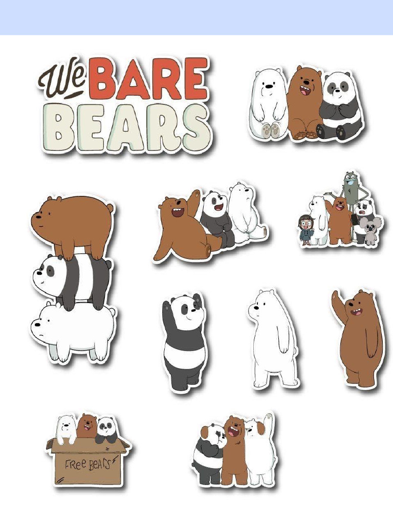 We Bare Bears Printables | PDF