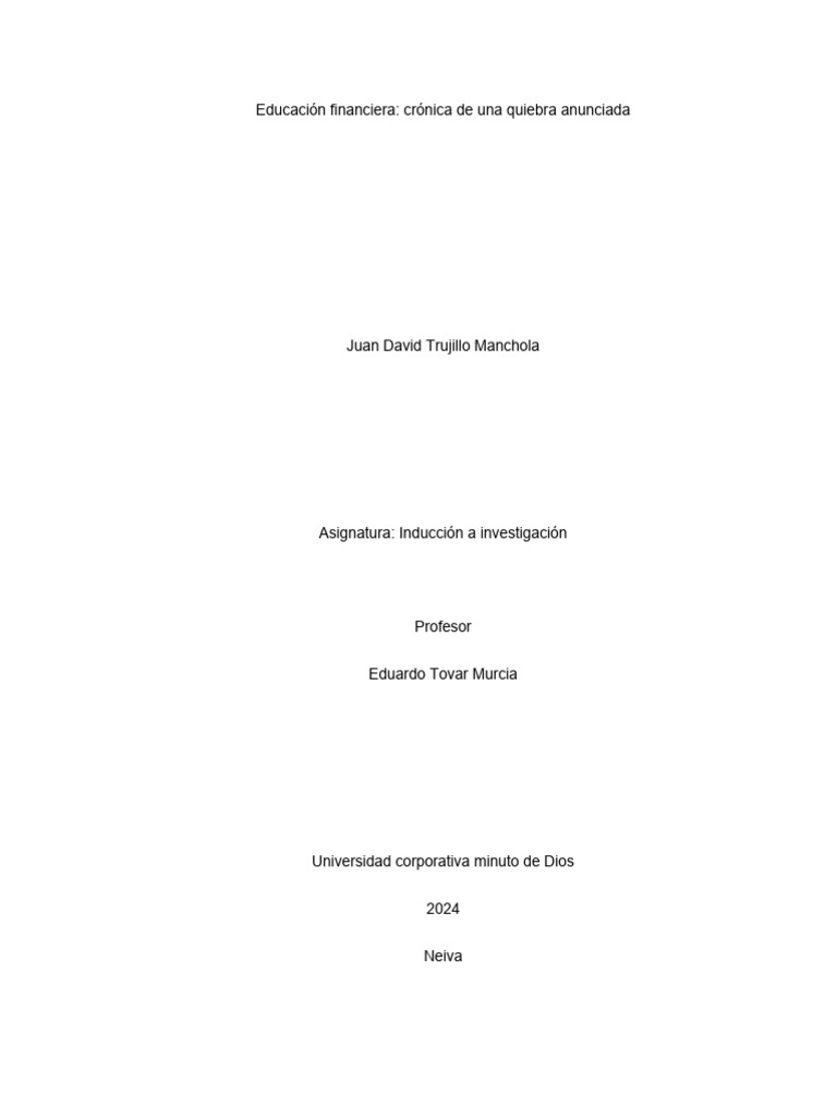 Act 4 | PDF | Educación financiera | Business