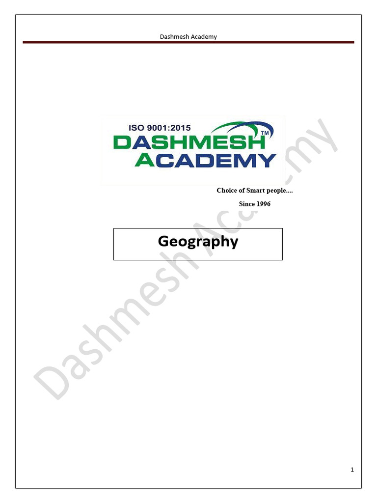 NCERT Class 8 Geography Book-1 | Download Free PDF | Agriculture | Soil