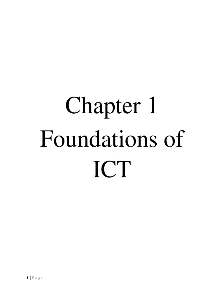 ICT Course Lesson 01 | Download Free PDF | Computer Data Storage | Information Technology