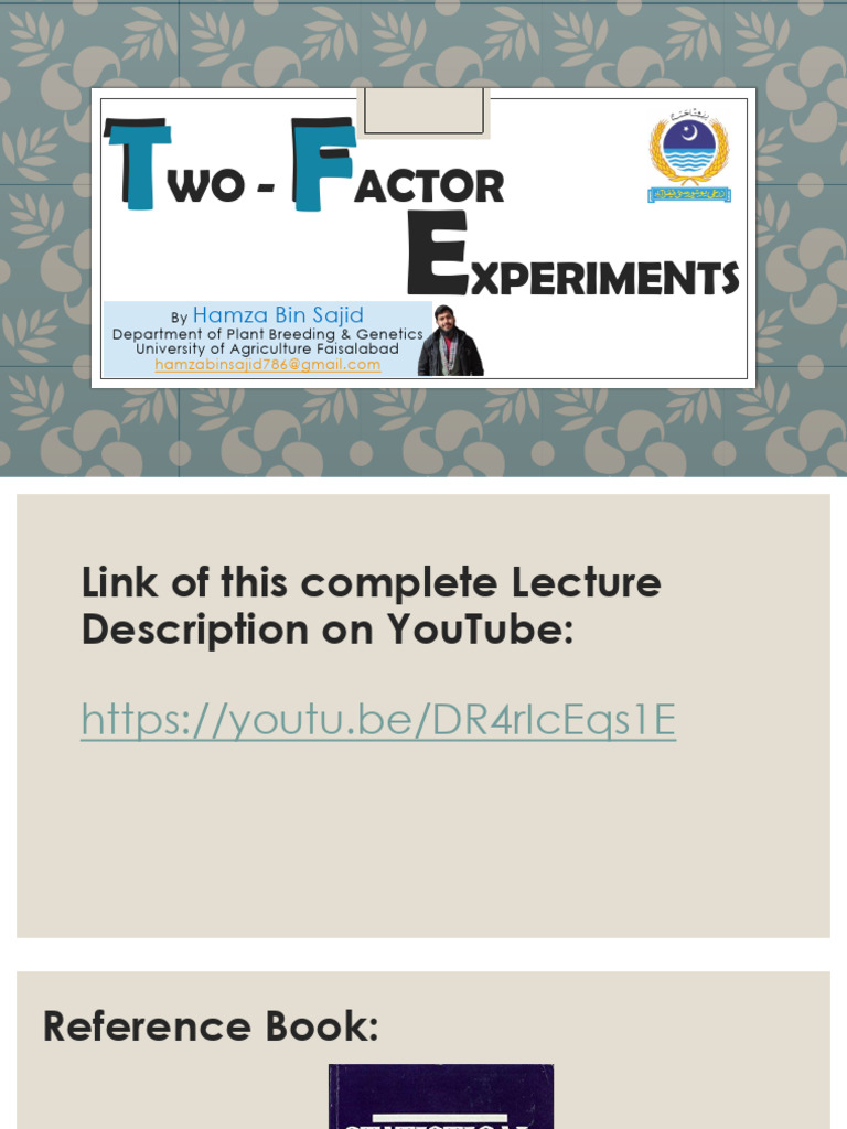 Lecture Agriculture Notes Download Free Pdf Analysis Of Variance