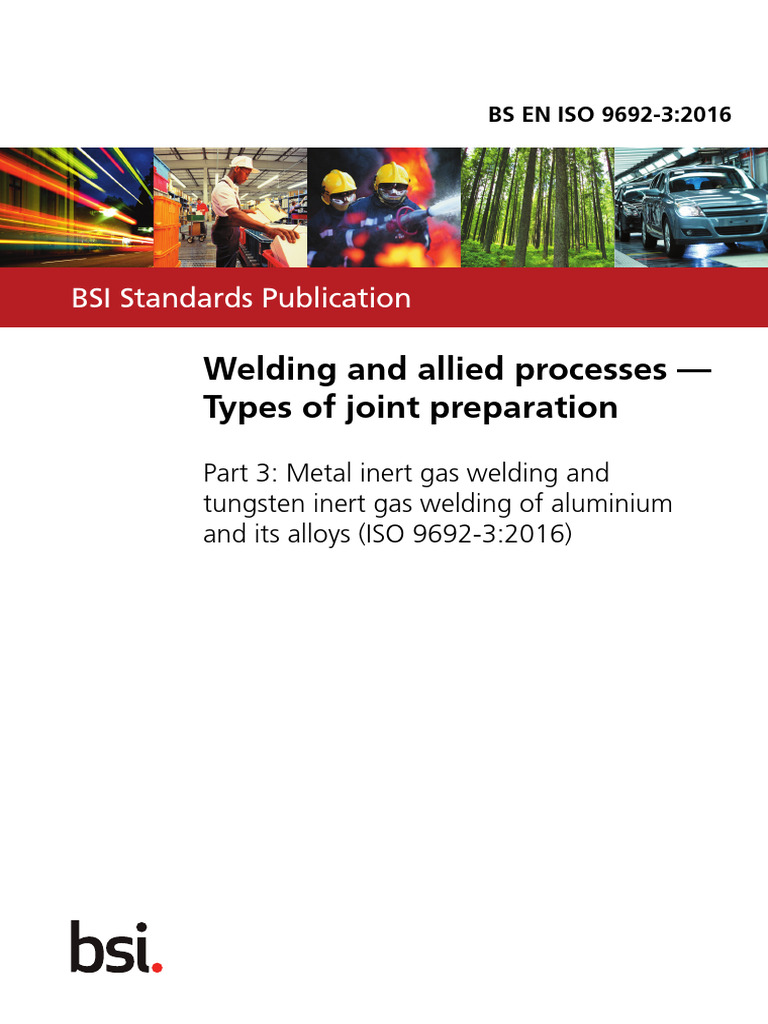 ISO 9692-3: MIG/TIG Welding of Aluminum | PDF | International ...
