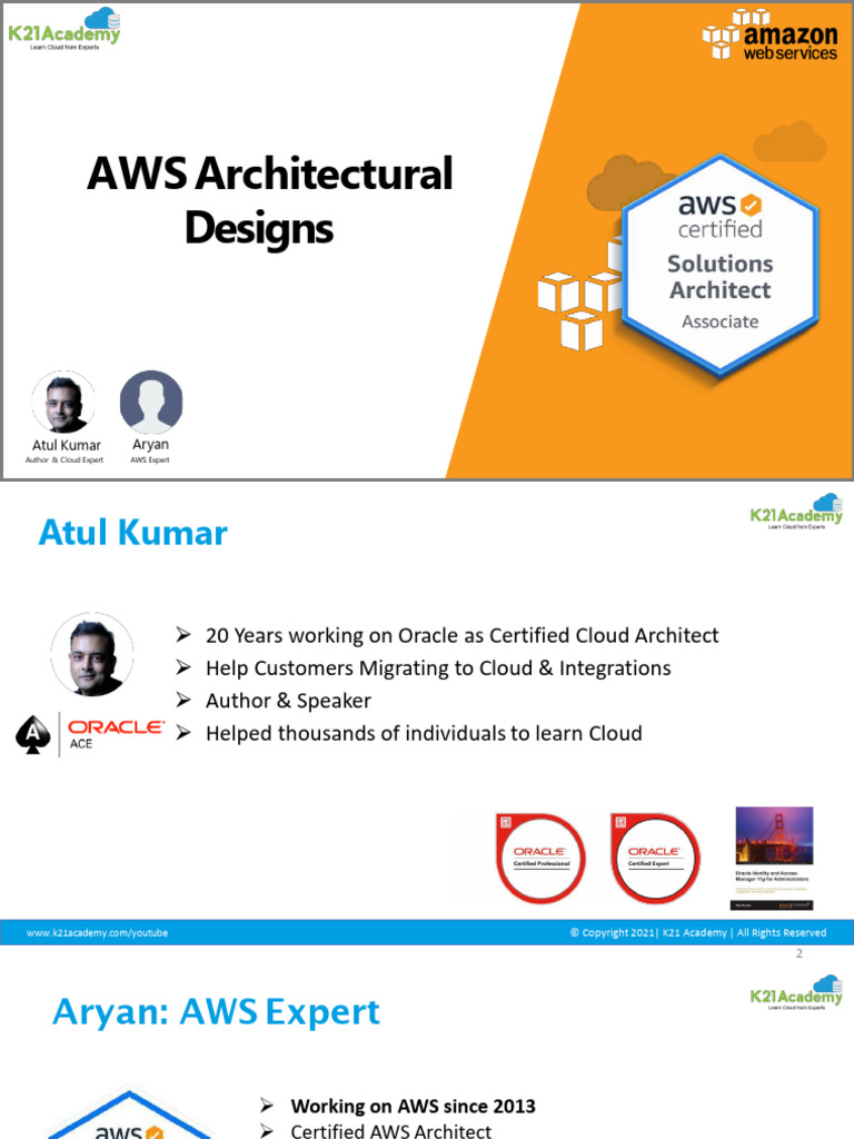 M10 AWS Architectural Designs Ed6 | PDF | Scalability | Disaster Recovery