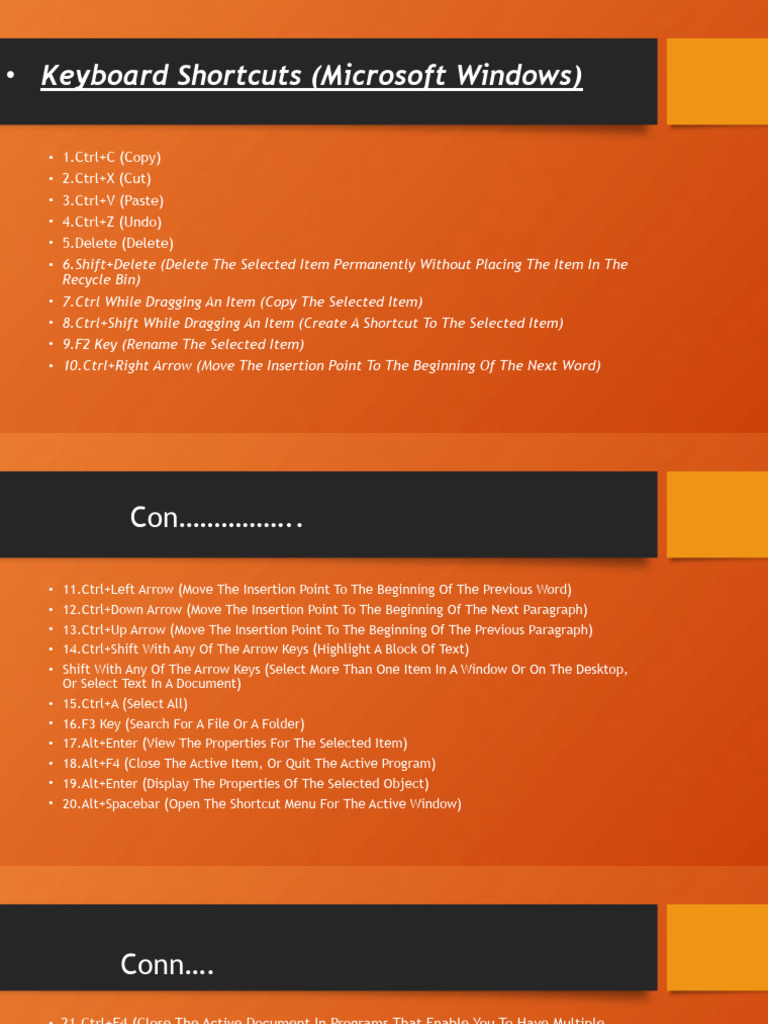 Windows Keyboard Shortcuts Guide | PDF | Window (Computing) | Operating ...