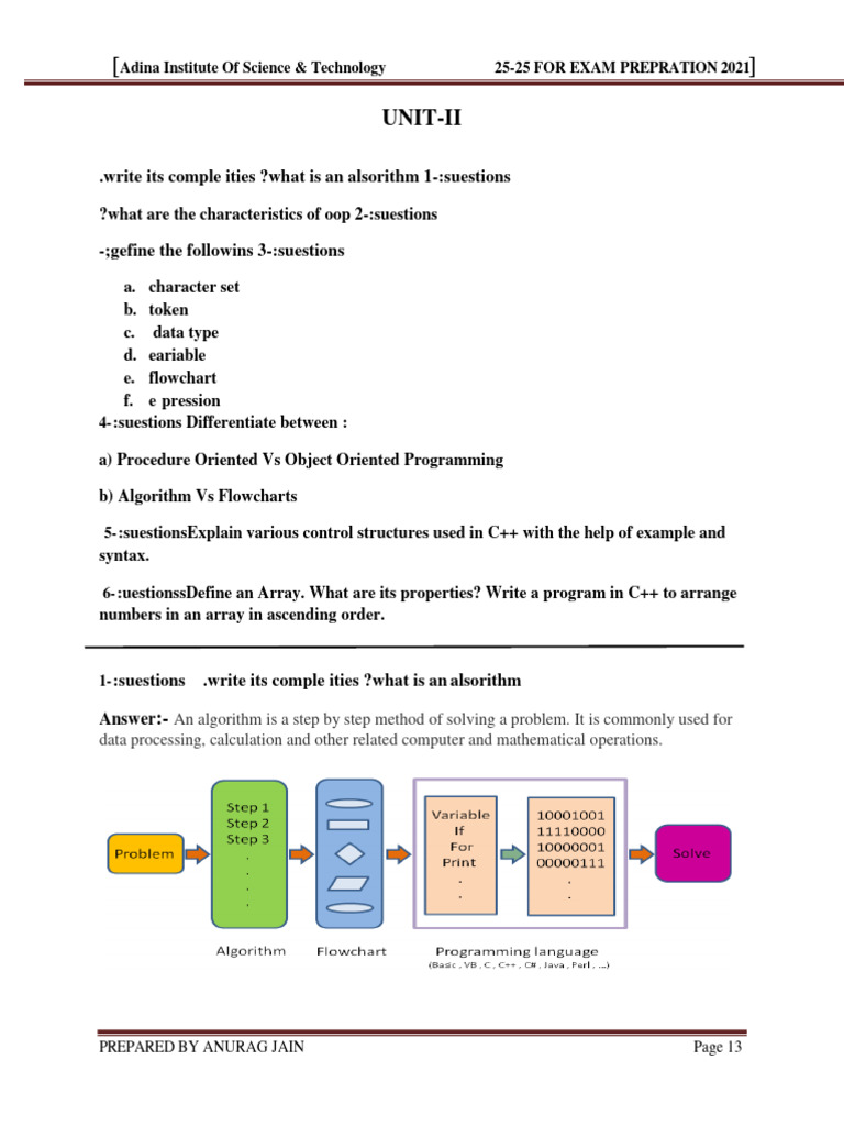 Unit 2 | PDF | Boolean Data Type | Data Type