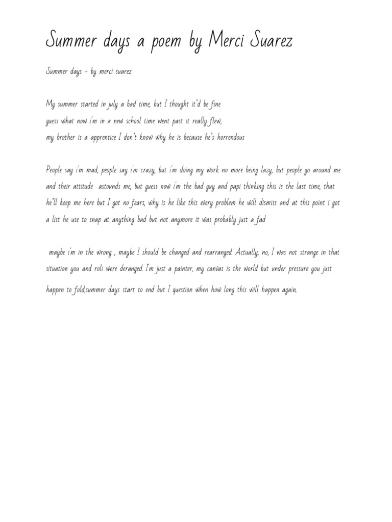 Summer days -by merci-2 | PDF