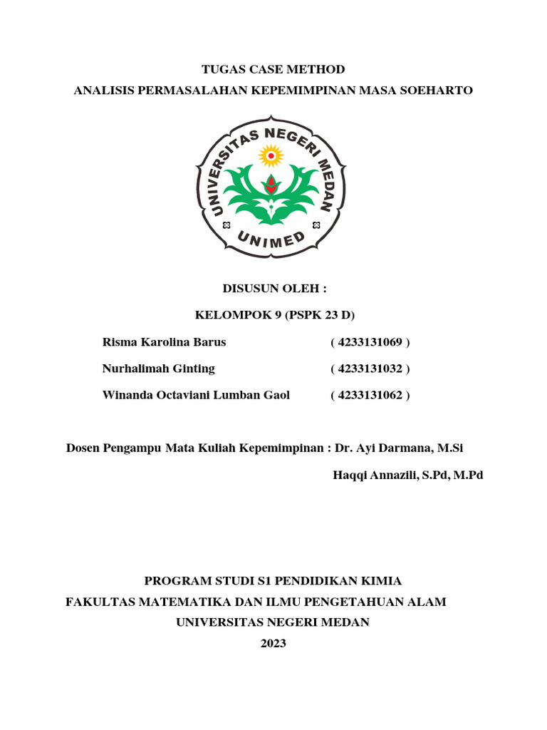 Case Method Kepemipinan Kelompok 9 | PDF | Karier & Perkembangan | Politik