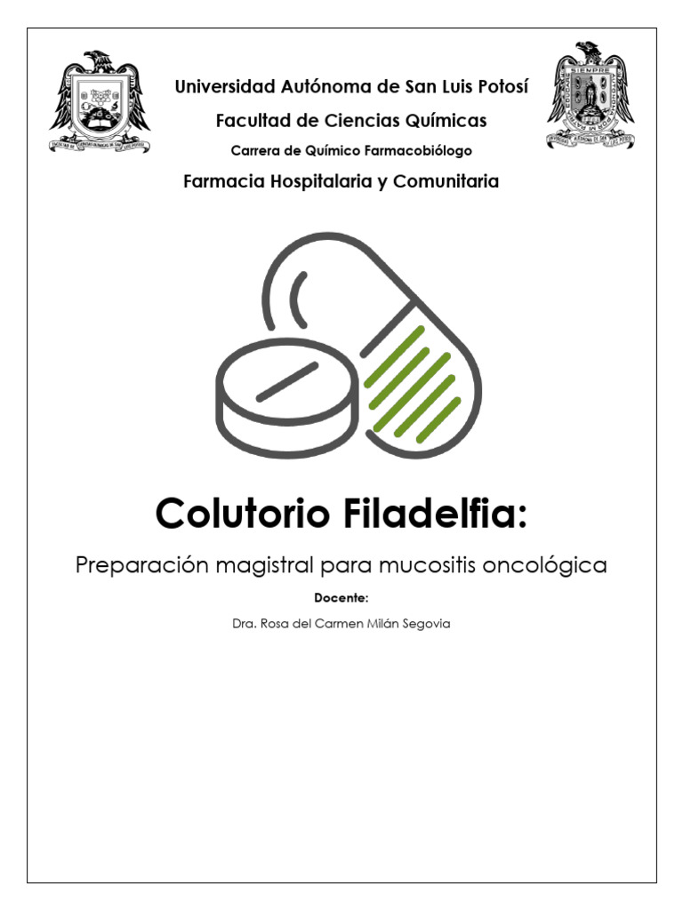 Solucion Filadelfia | PDF | Medicamentos con receta | Farmacia