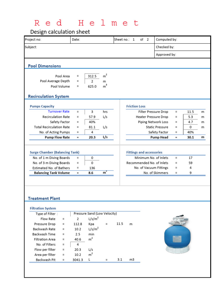 Swimming Pool calc | PDF | Applied And Interdisciplinary Physics ...