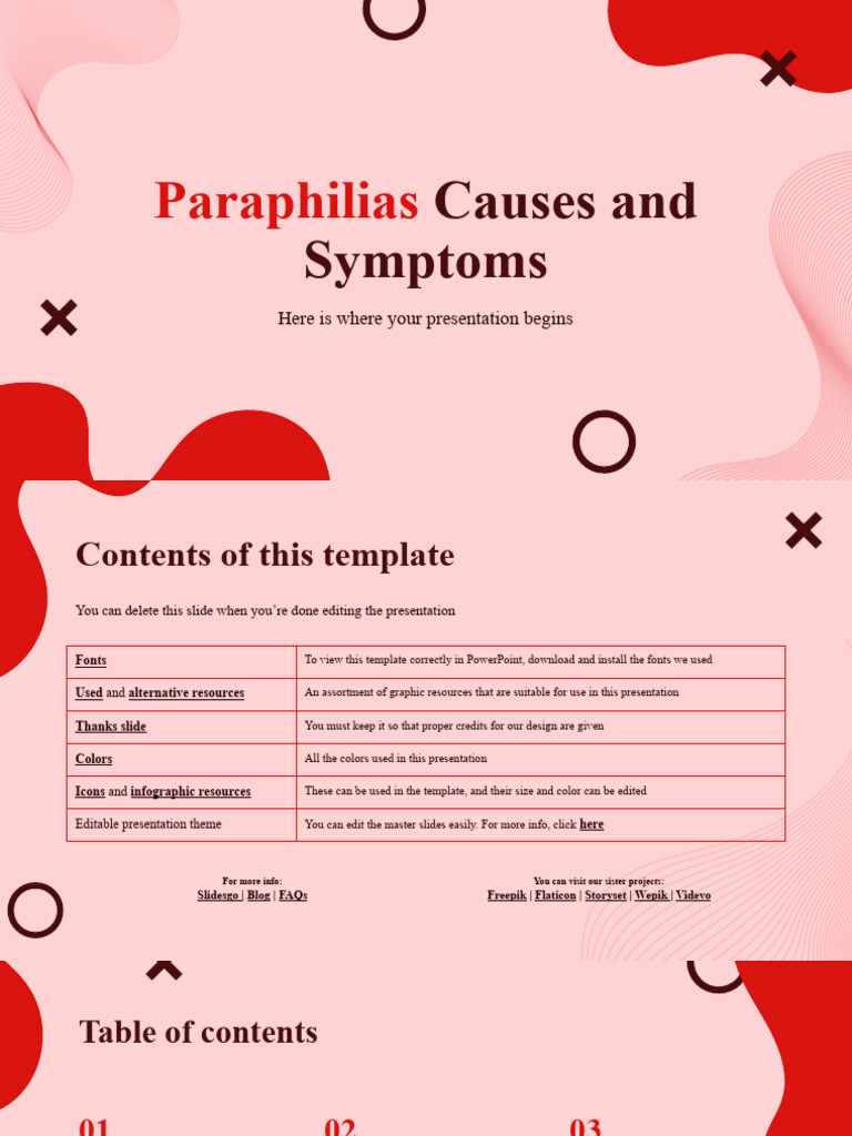 Paraphilias Causes and Symptoms by Slidesgo | PDF | Medical Diagnosis ...