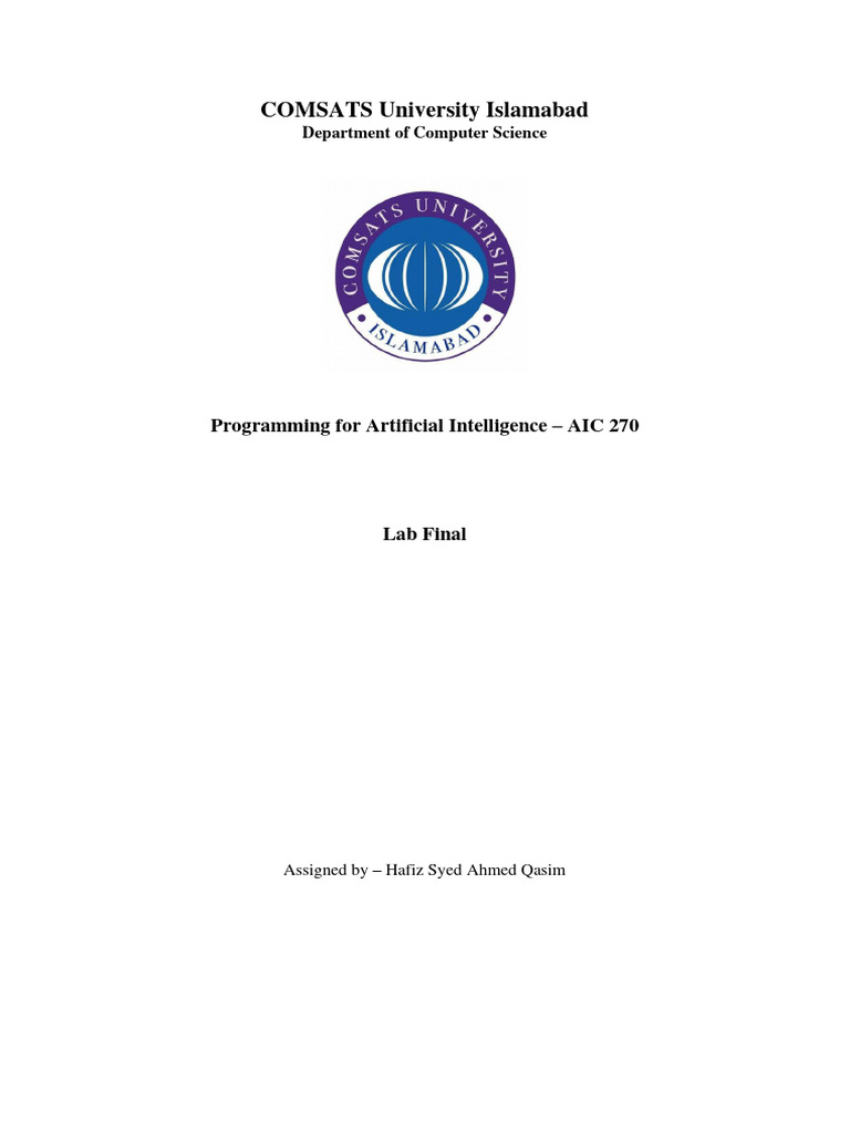 Lab Final - BAI-4 - AIC270 - PAI | Download Free PDF | Statistical Classification | Computer Science
