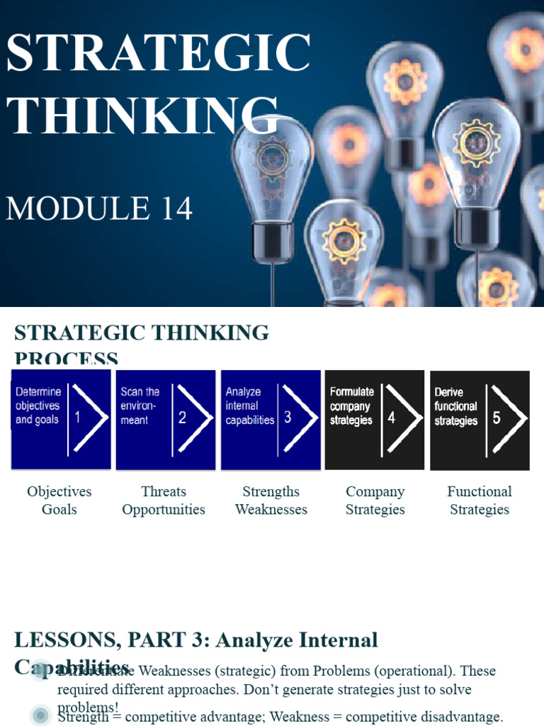 Formulate Company Strategies | PDF | Innovation | Thought