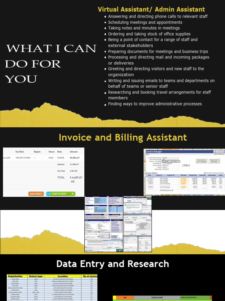 Portfolio Virtual Assistant | PDF