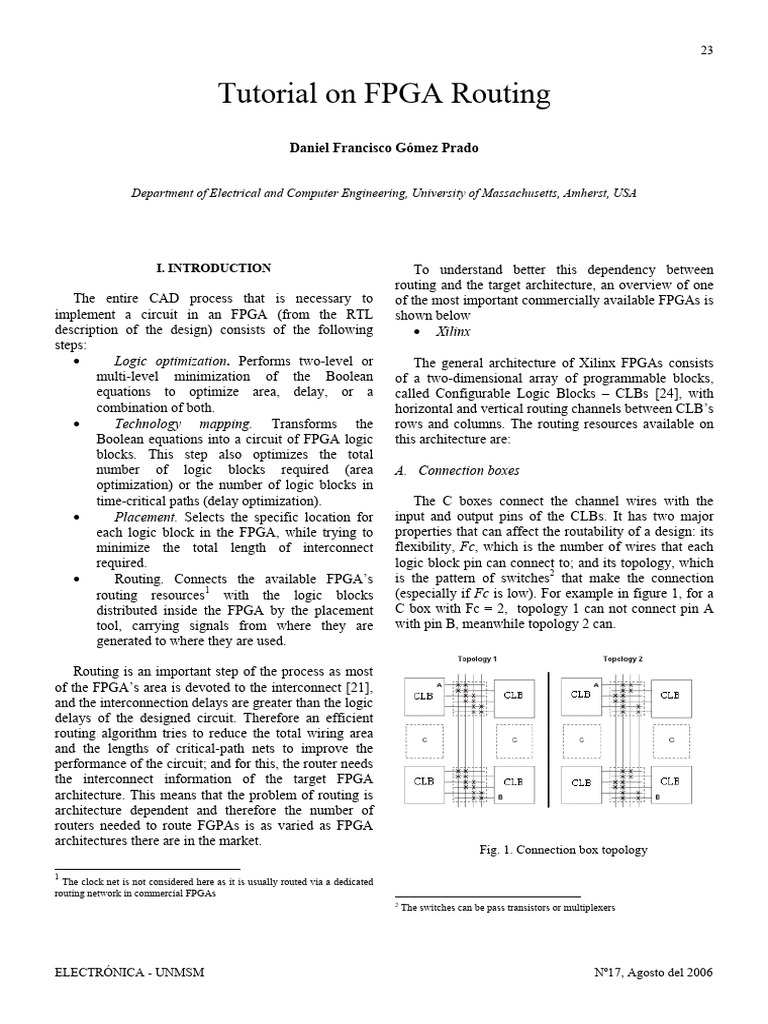 routing | PDF | Field Programmable Gate Array | Routing