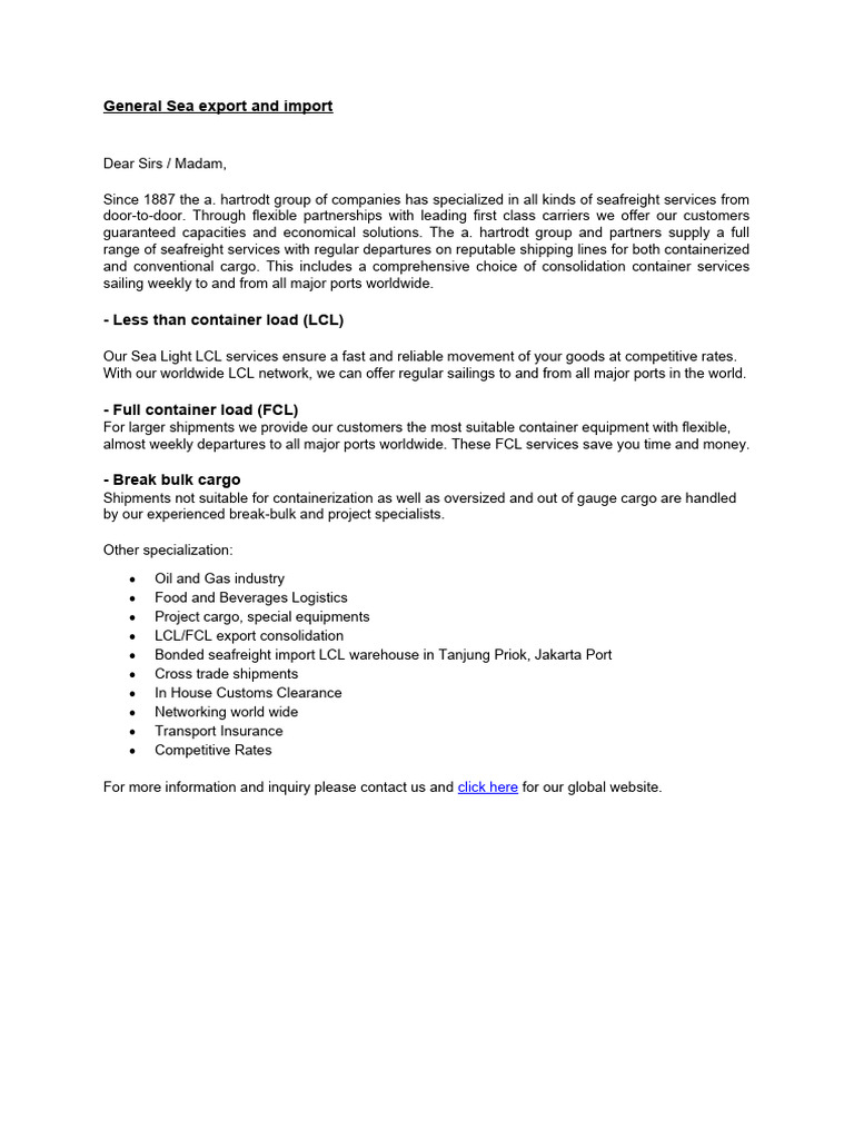 Email Introduction Template | PDF | Cargo | Containerization