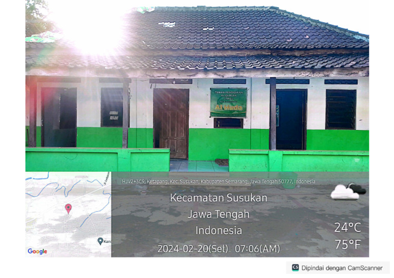 Denah Lokasi TPQ | PDF