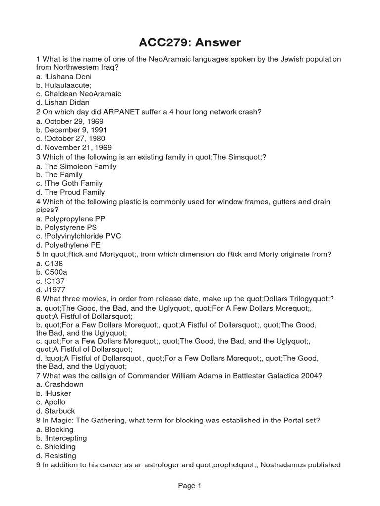 ACC279-Report-8 | PDF