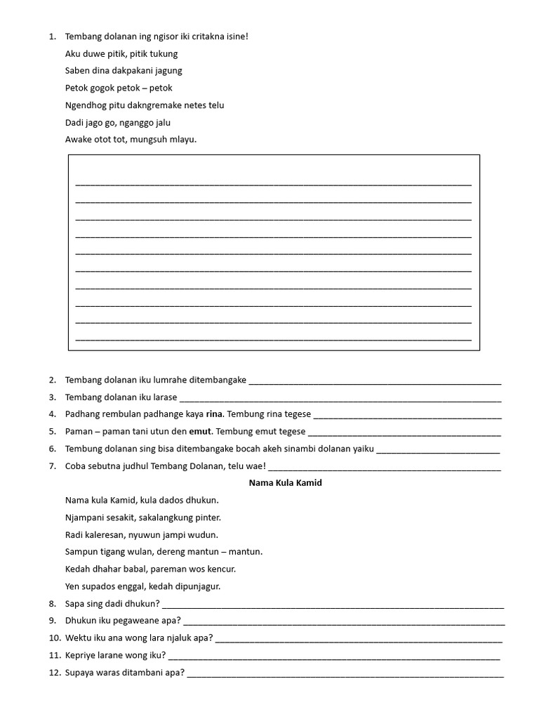 Kim Bhs Jawa PH2 Grd3 Sms2 | PDF