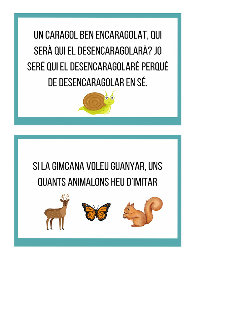 Proves Gimcana Càmping | PDF