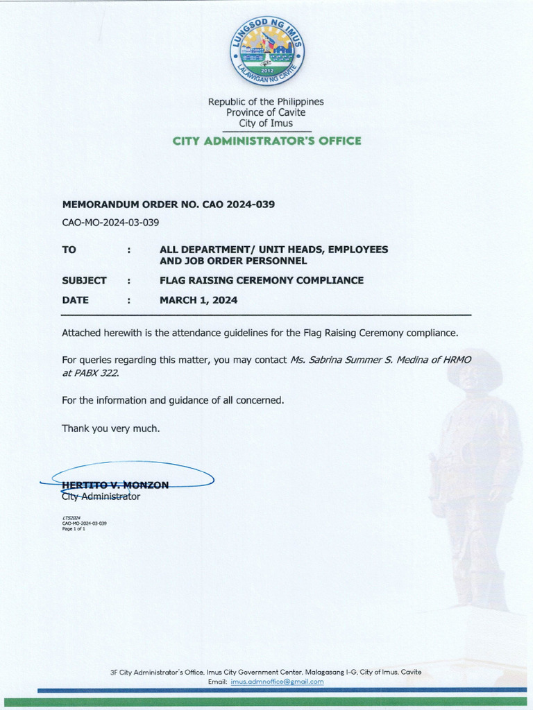 Memorandum | PDF