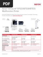 Versalink B405 - Specs Sheet | PDF | Fax | Image Scanner