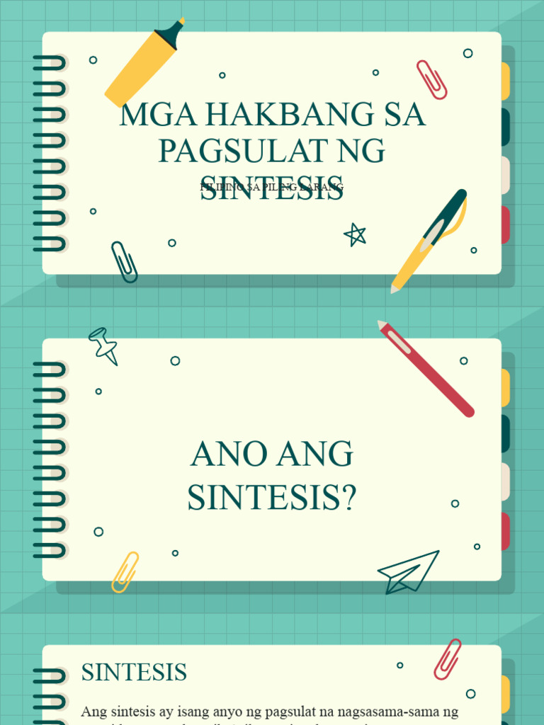 Sintesis | PDF