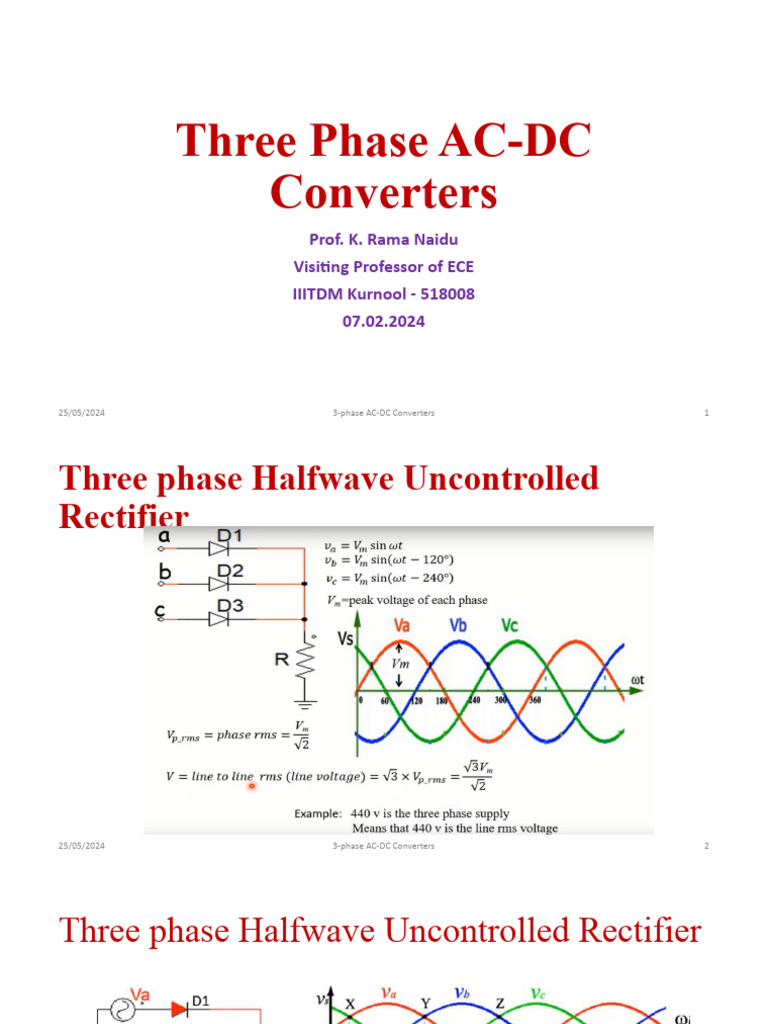 Three Phase Converters Pdf 