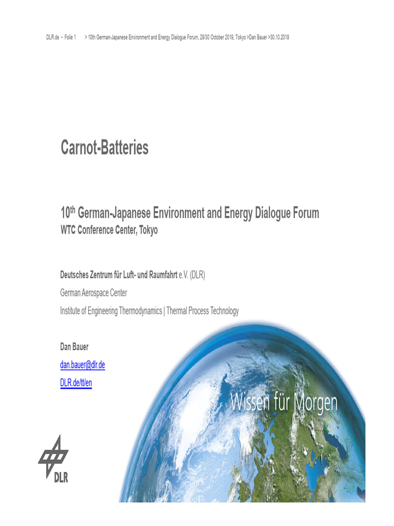Carnot Batteries | PDF | Heat | Physical Sciences