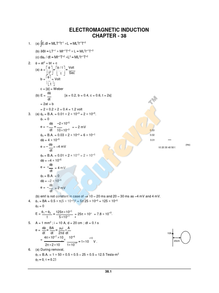 Electromagnetic Induction Concepts | PDF | Euclidean Vector | Inductor