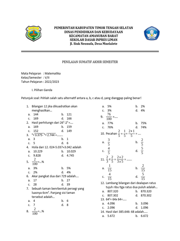 Matematika Break 2 | PDF