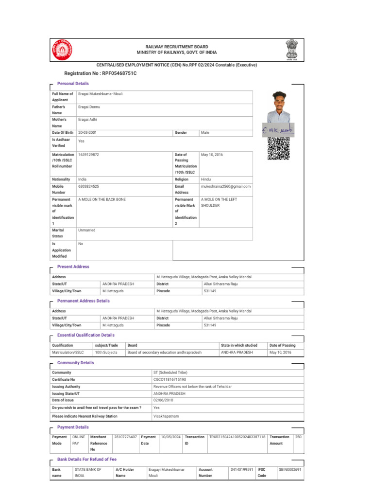 Constable Mukesh | Download Free PDF | Apprenticeship