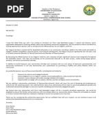 Basketball Solicitation Letter Sample | PDF | Sports & Recreation