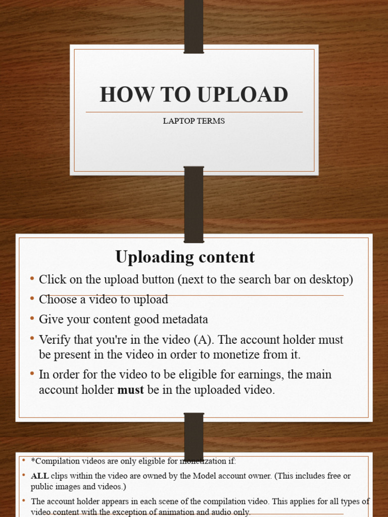 How to Upload | PDF | Identity Document | Video