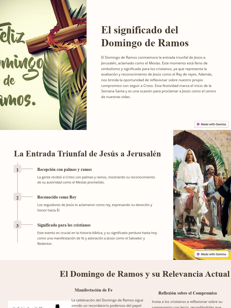 El Significado Del Domingo de Ramos | PDF | Jesús