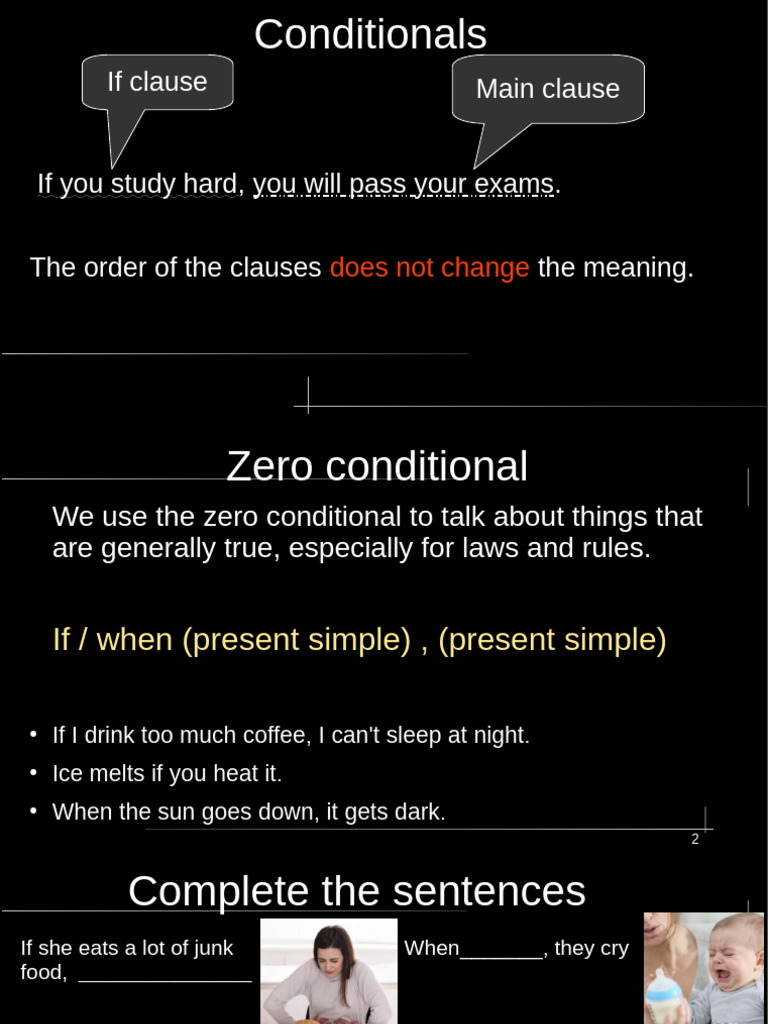 Zero / First Conditional | PDF